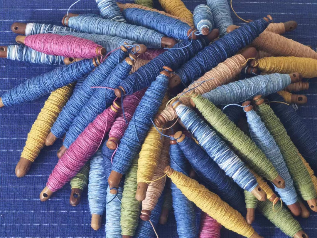Pick Your Favorite Colours - Botanic Natural Dyed Sashiko Thread ...