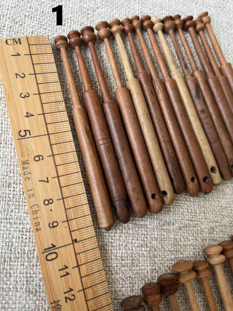 Antique Wooden Spools Bobbins, Hom Decor, Thread Dowel Pins, Threads ...