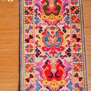 Hmong Vintage Hand Embroidered Panels - Tribal Art - Cross Stitch ...