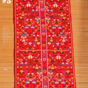 Hmong Vintage Hand Embroidered Panels - Tribal Art - Cross Stitch ...