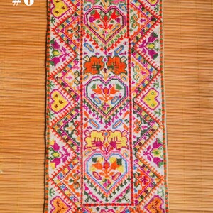 Hmong Vintage Hand Embroidered Panels - Tribal Art - Cross Stitch ...