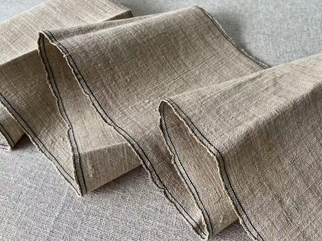 Vintage Hemp Fabric - Unbleached Hemp Rug - 22cmx200cm in Size ...