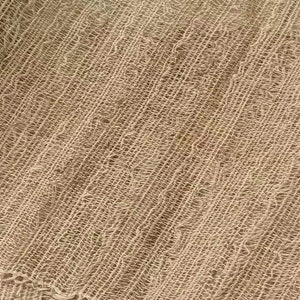 Rustic Handwoven Ramie Fabric: Natural Fiber Table Runner - Sold by ...