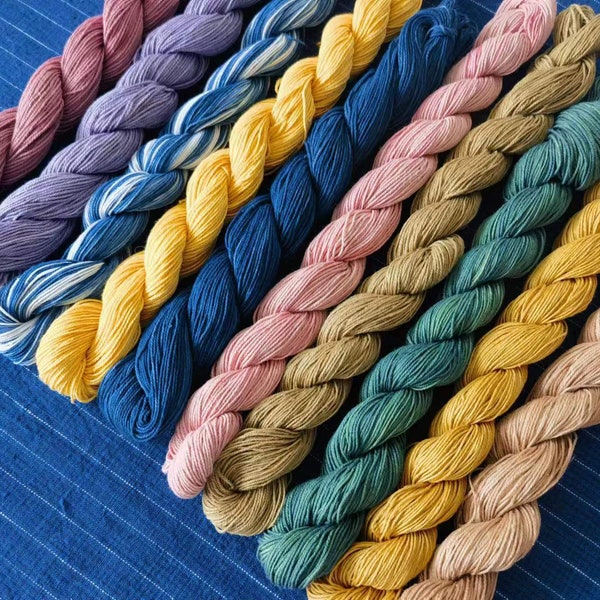 Indigo Dyed Yarn - Etsy