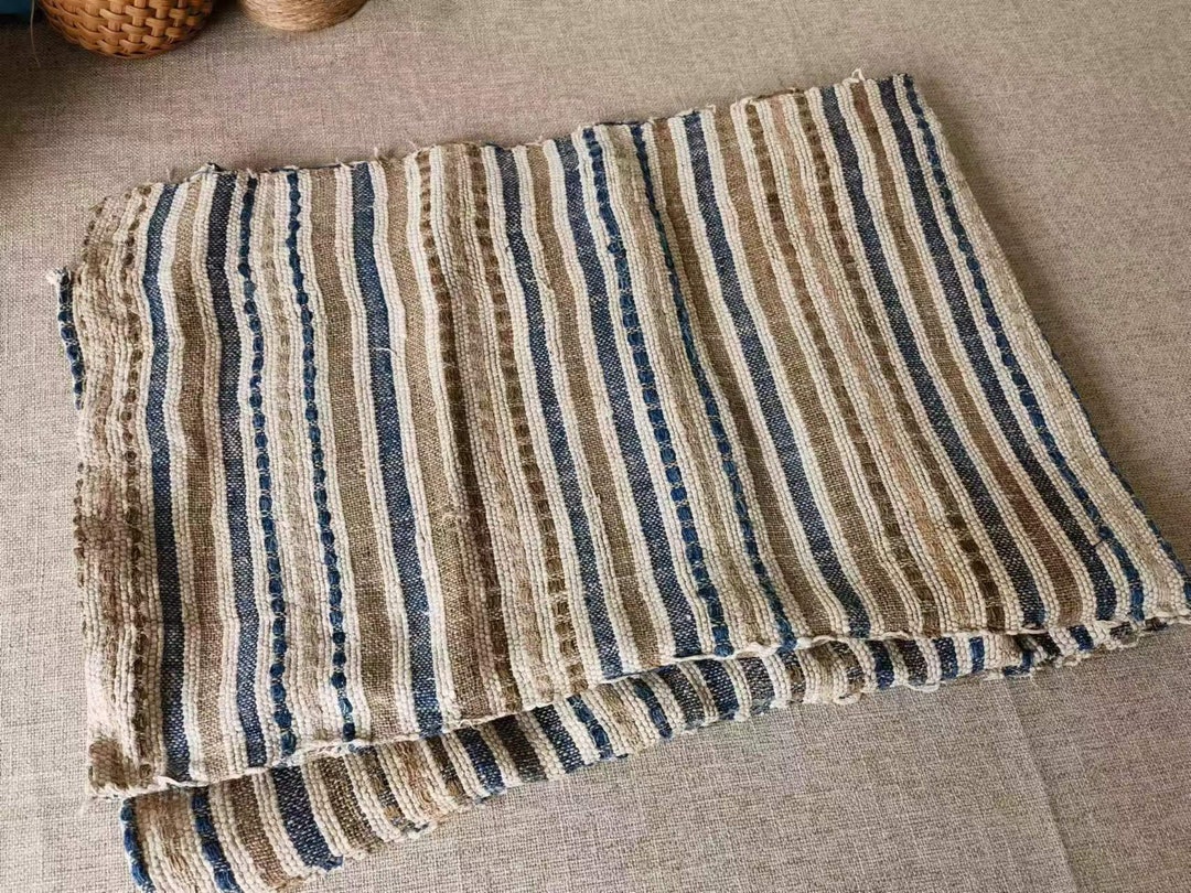 Vintage Nature Fiber Fire Grass Fabric Ethnic Hemp Rug 30x43 in Size ...