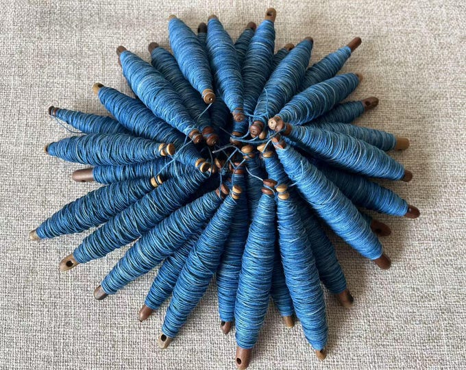 30m Indigo Dye Sashiko Thread - Botanic Natural Hand Dye - Indigo Dyed ...