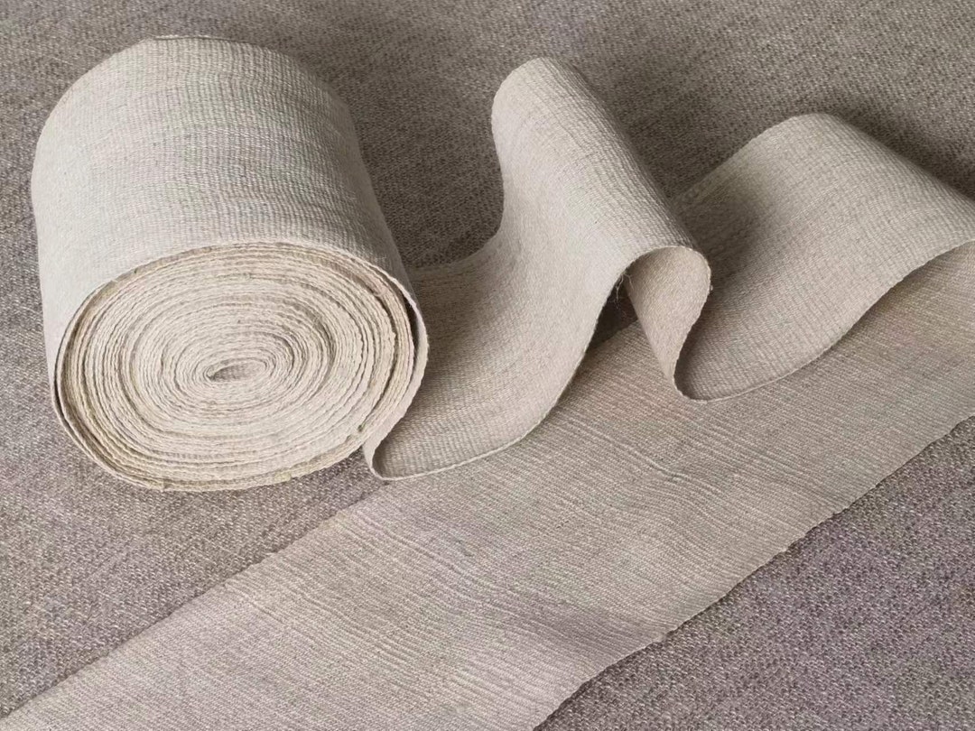 Vintage Hemp Trim - Woven Fine Ribbon Fabric - 5inch in Width - Bag ...