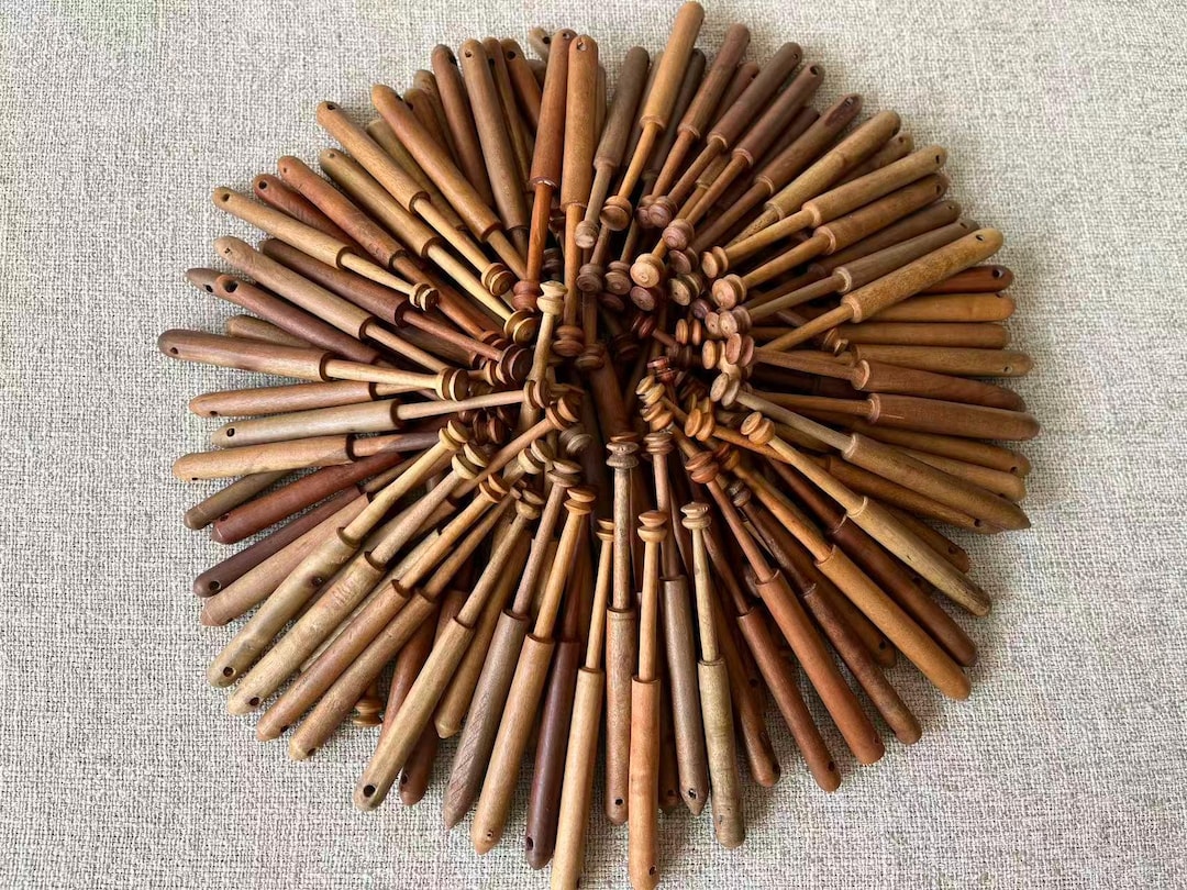 Antique Wooden Spools Bobbins, Hom Decor, Thread Dowel Pins, Threads ...