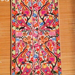 Hmong Vintage Hand Embroidered Panels - Tribal Art - Cross Stitch ...