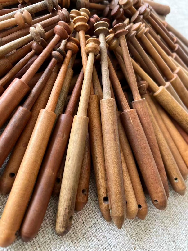 Antique Wooden Spools Bobbins, Hom Decor, Thread Dowel Pins, Threads ...