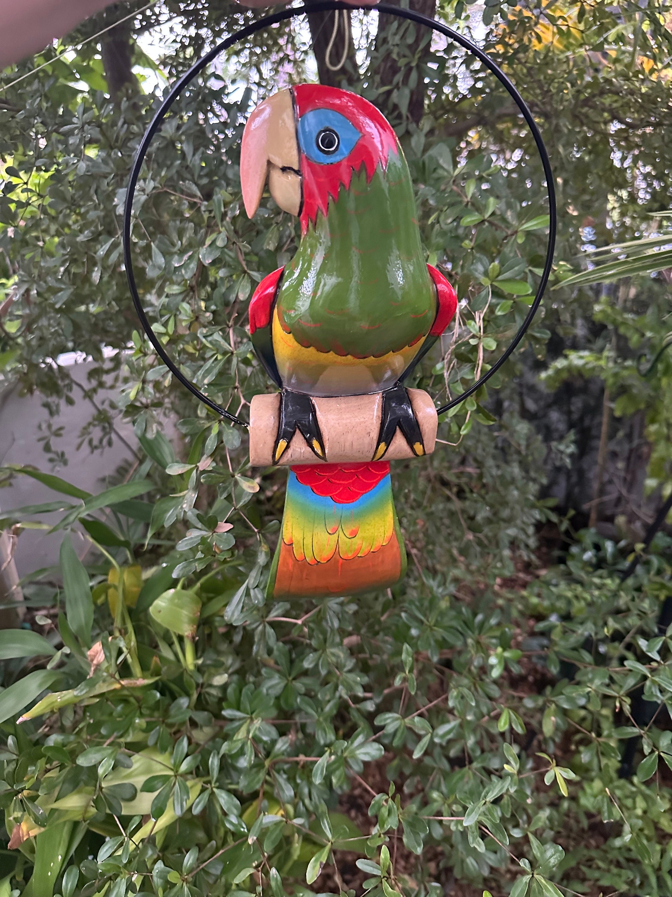 12 Parrot Wooden Carvings - Etsy