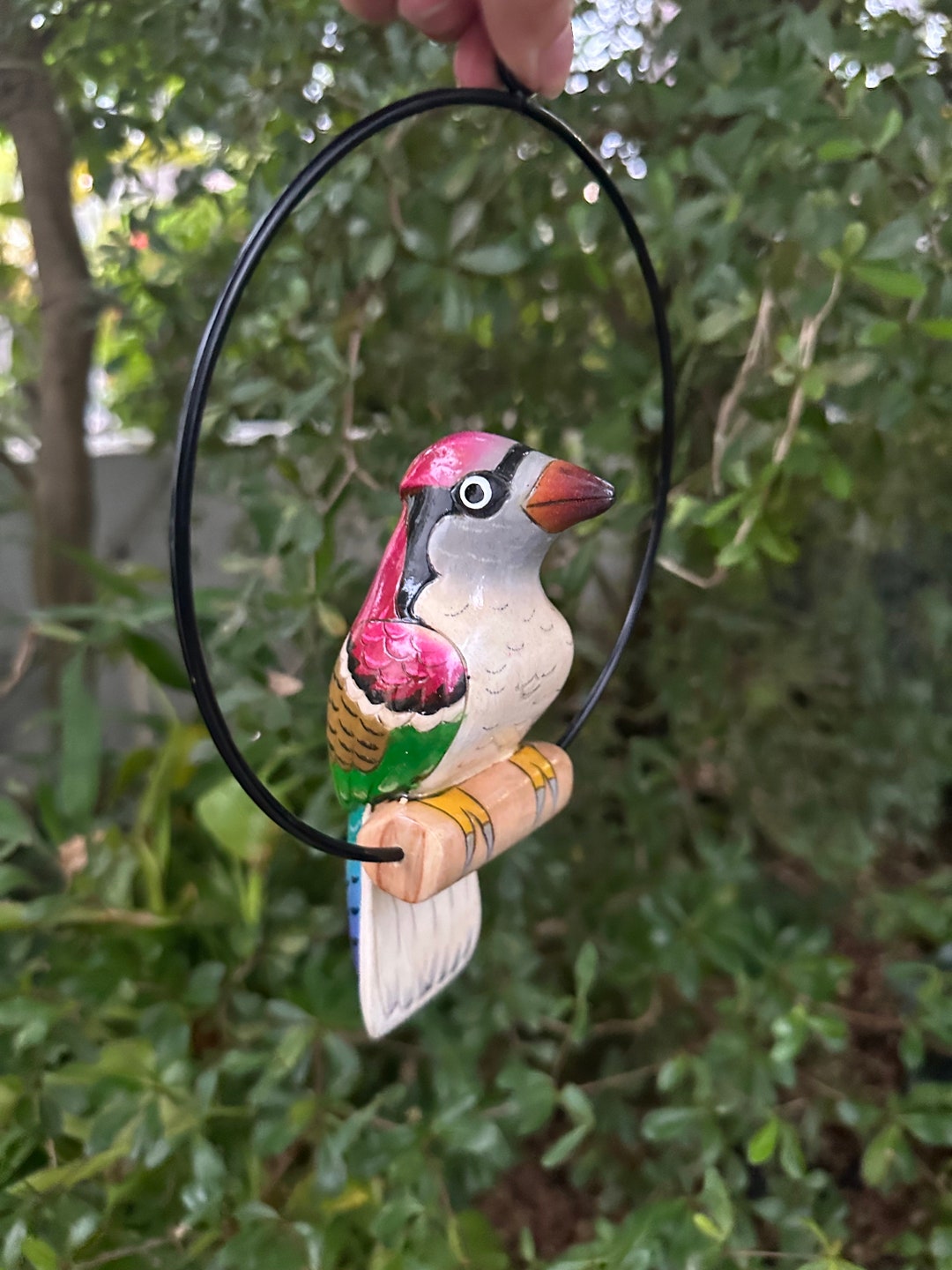 6” Wood Carved Parrot - Etsy