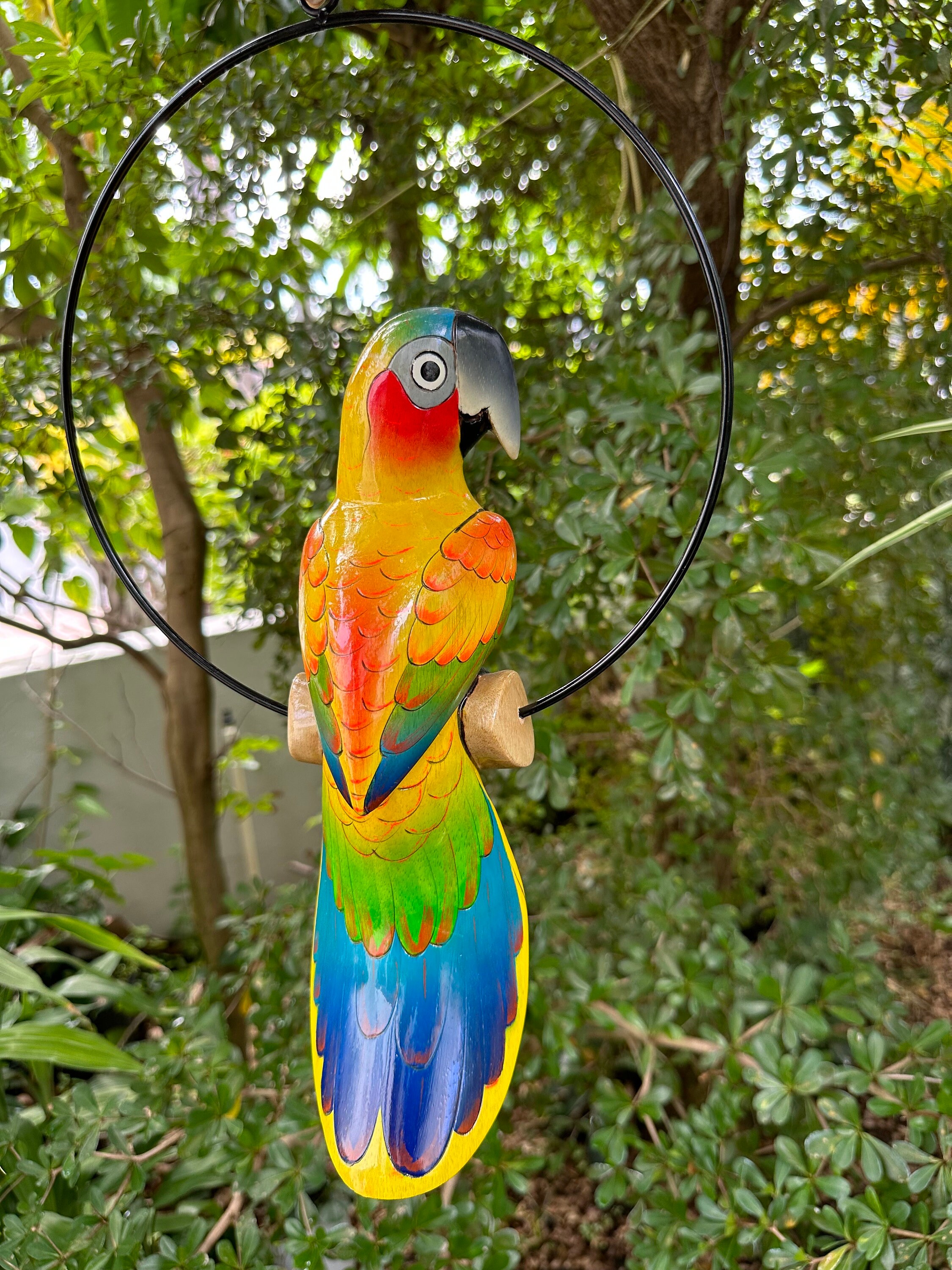 12 Parrot Wooden Carvings - Etsy