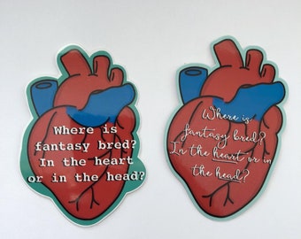 Realistic Heart Sticker - Etsy