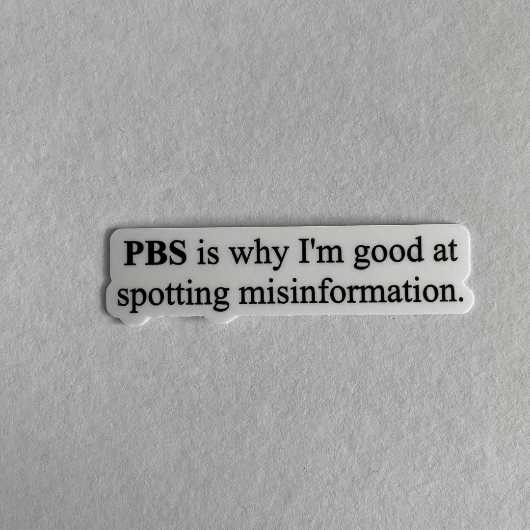 PBS Vinyl Sticker, Science Teacher Gift, Science Lover Gift, Science ...