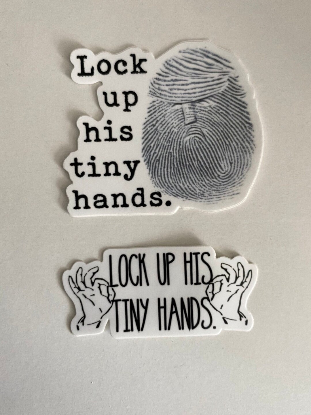 Lock up His Tiny Hands, Lock Him up Sticker, Trump Sticker, Vinyl Decal ...
