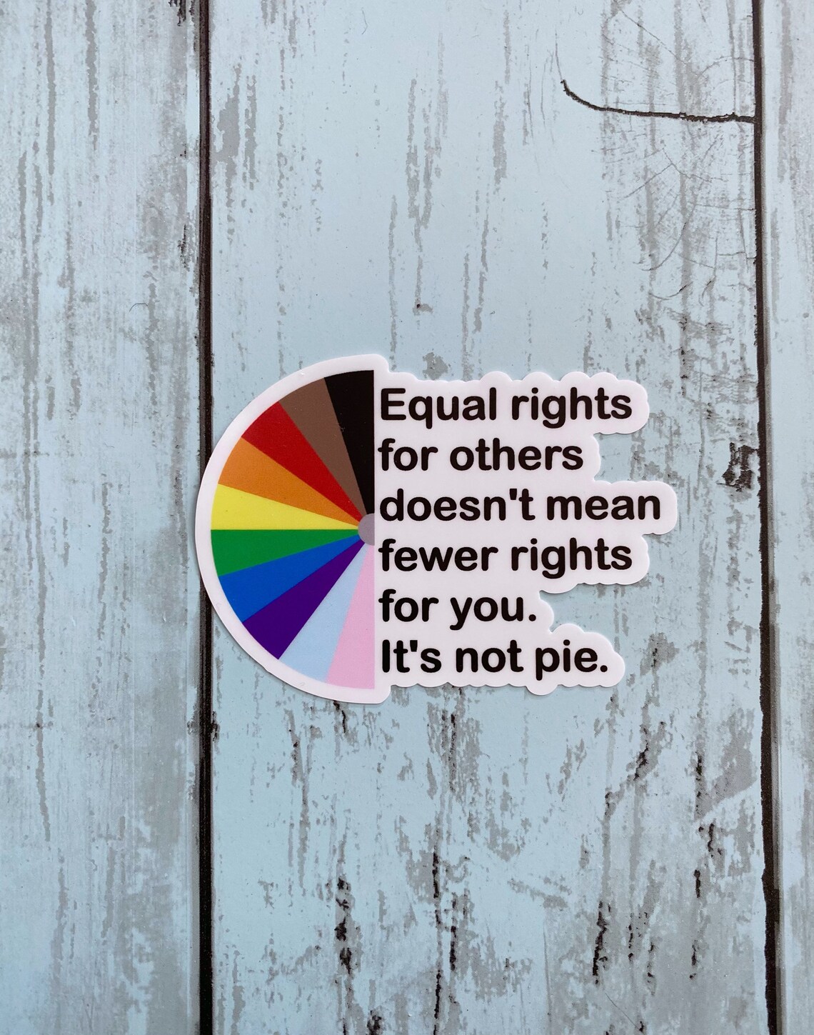 Equality Sticker LGBTQ Pride Sticker Equality for All - Etsy
