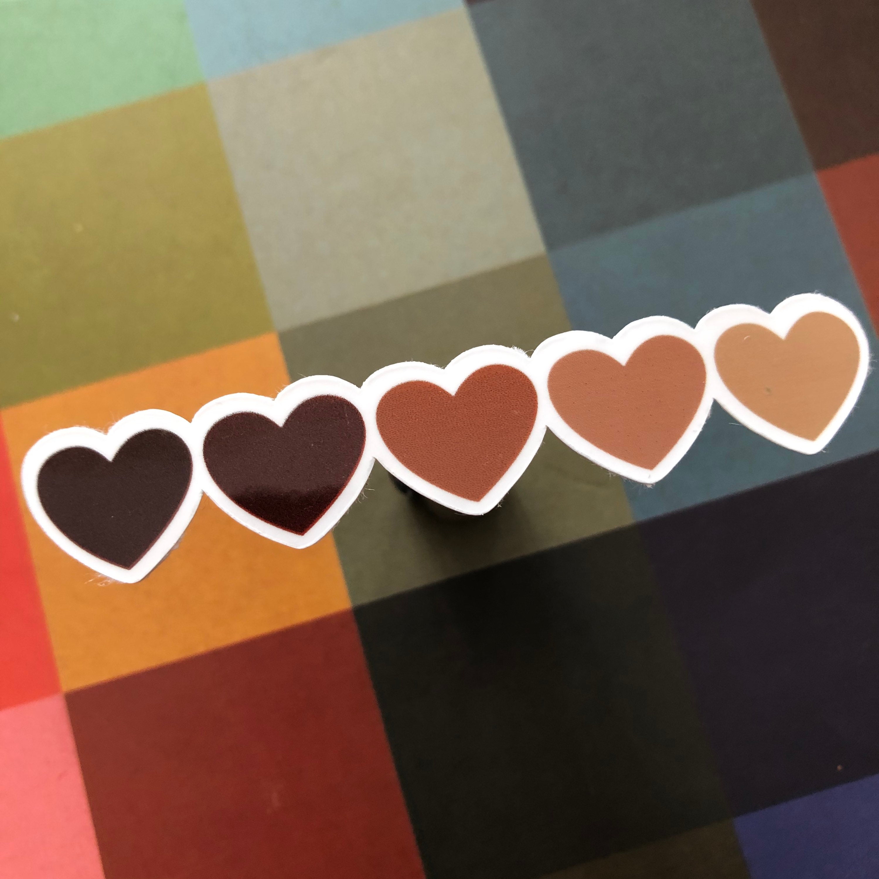 Diversity Hearts Sticker, Vinyl Sticker, Laptop Sticker, Planner ...