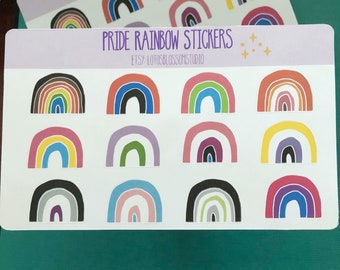 LGBT Digital Planner Stickers Gay Pride Stickers Pre-cropped - Etsy