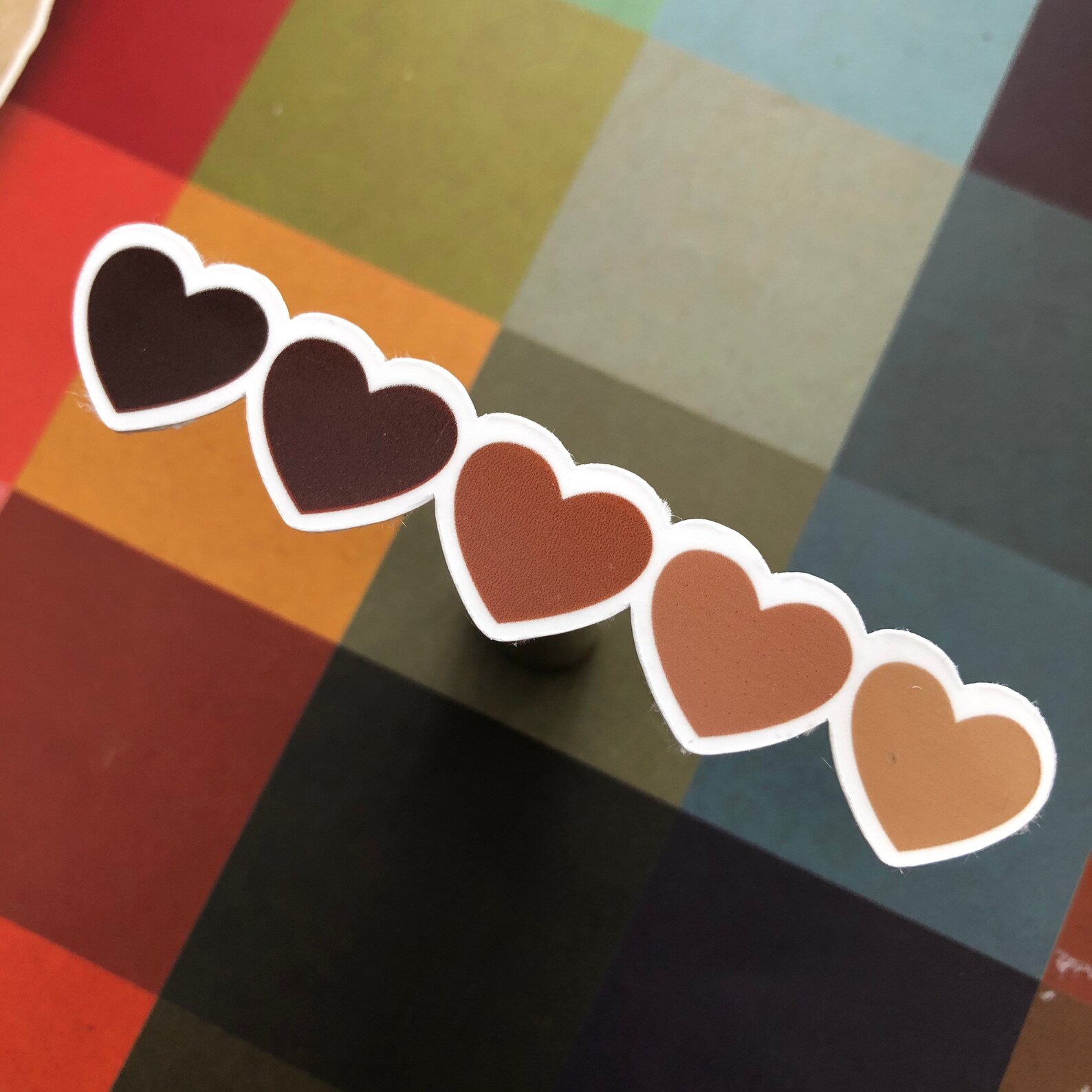 Diversity Hearts Sticker, Vinyl Sticker, Laptop Sticker, Planner ...