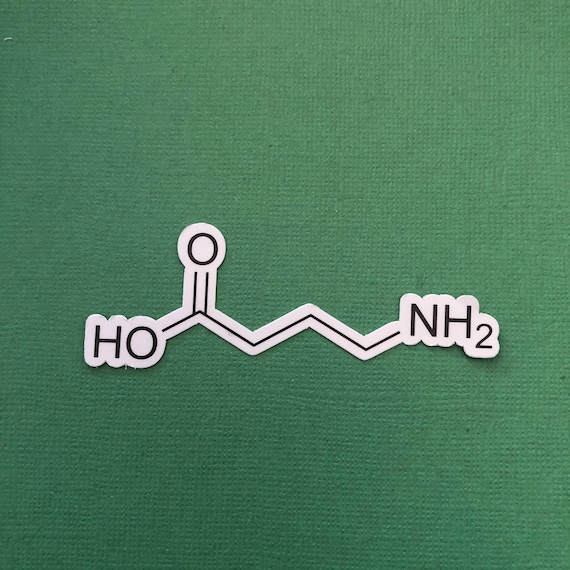 GABA Sticker Science Teacher Gift Science Lover Gift Laptop | Etsy