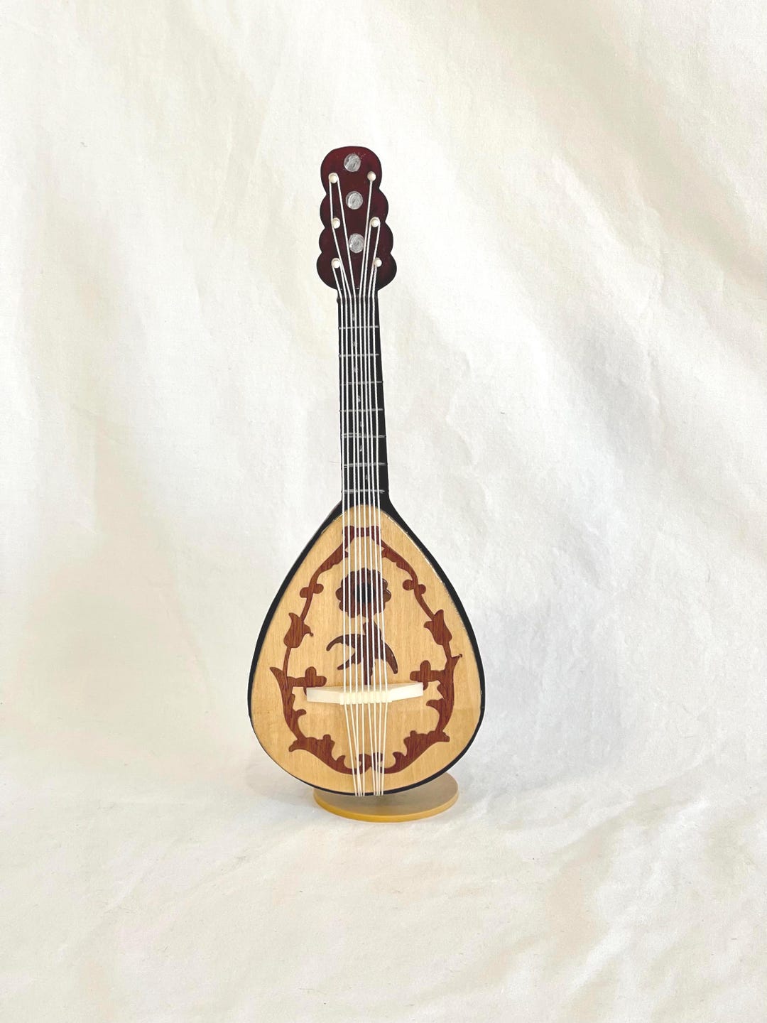 Vintage Capri Mandolin Music Box - Italian Souvenir - Plays Music ...