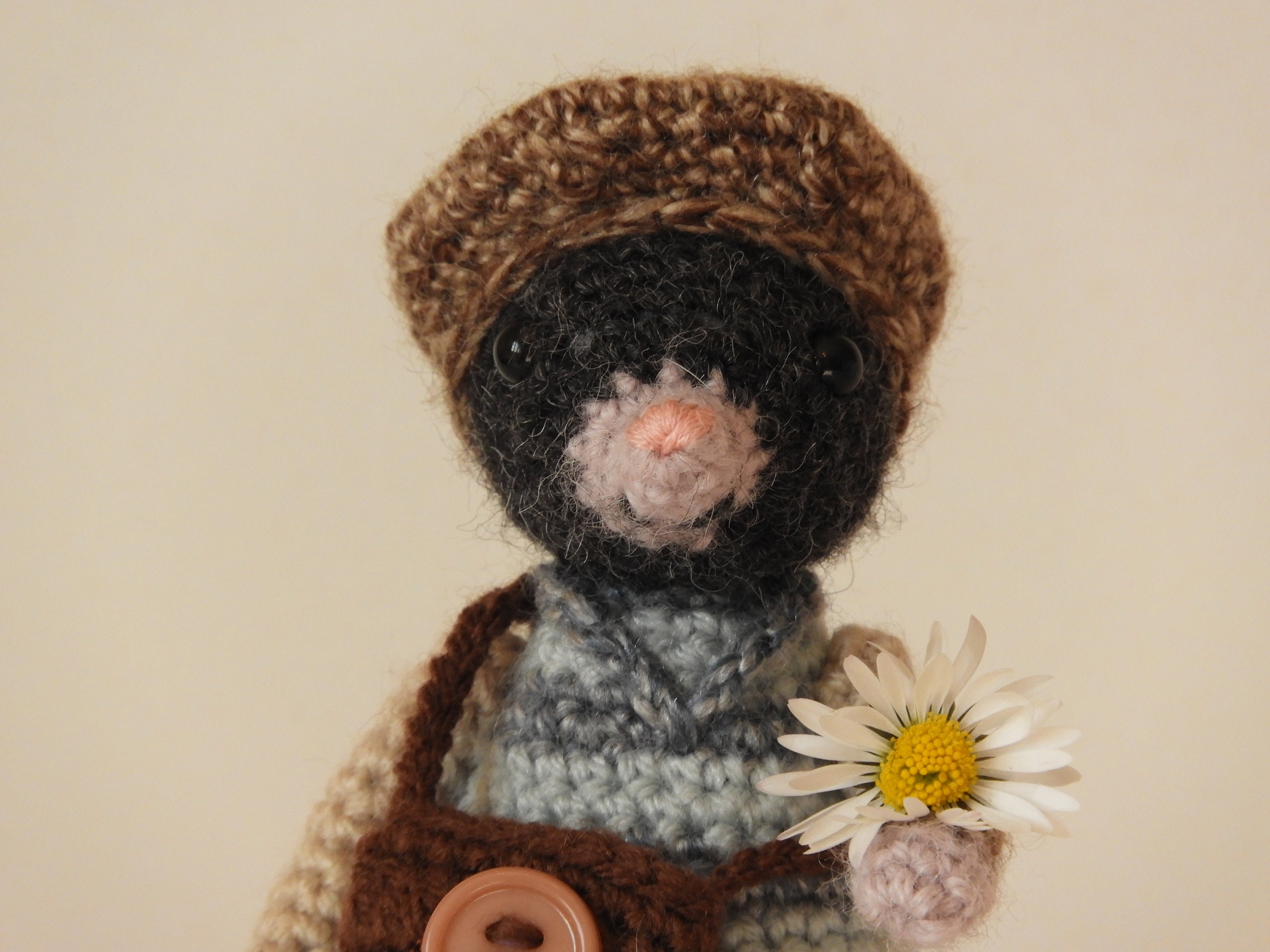 Crochet Mole Pattern George the Mole amigurumi mole | Etsy