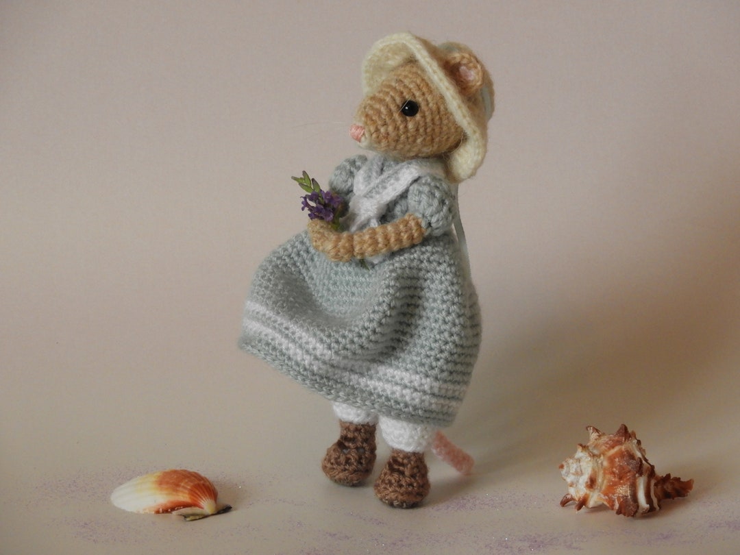 Crochet Mouse Pattern - Seaside Mouse, Amigurumi Mouse Pattern, Mouse ...