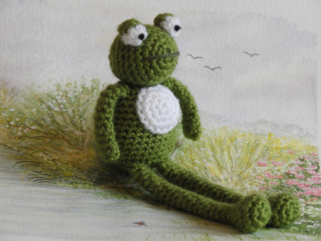 Crochet Frog Pattern With Fly Pattern - Etsy