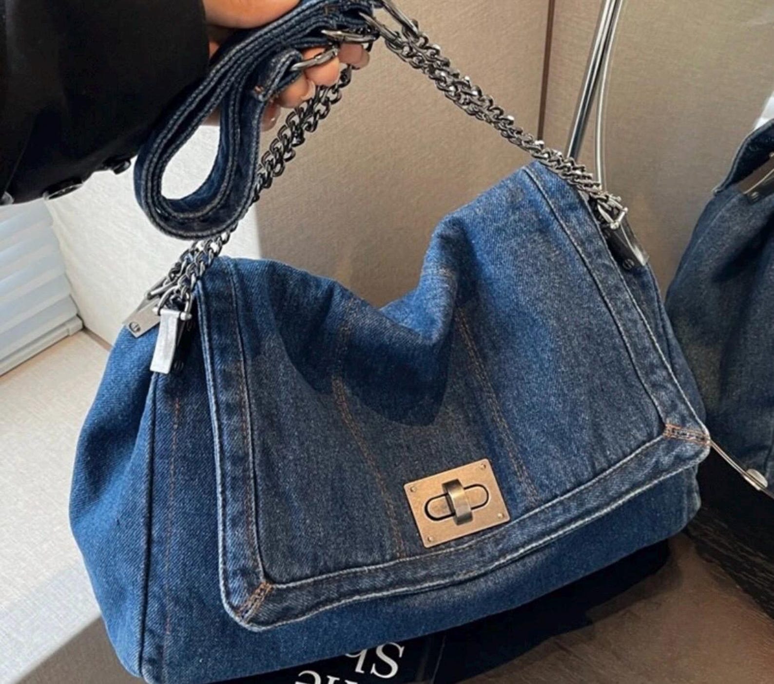 Denim Junk Shoulder/crossbody Purses - Etsy