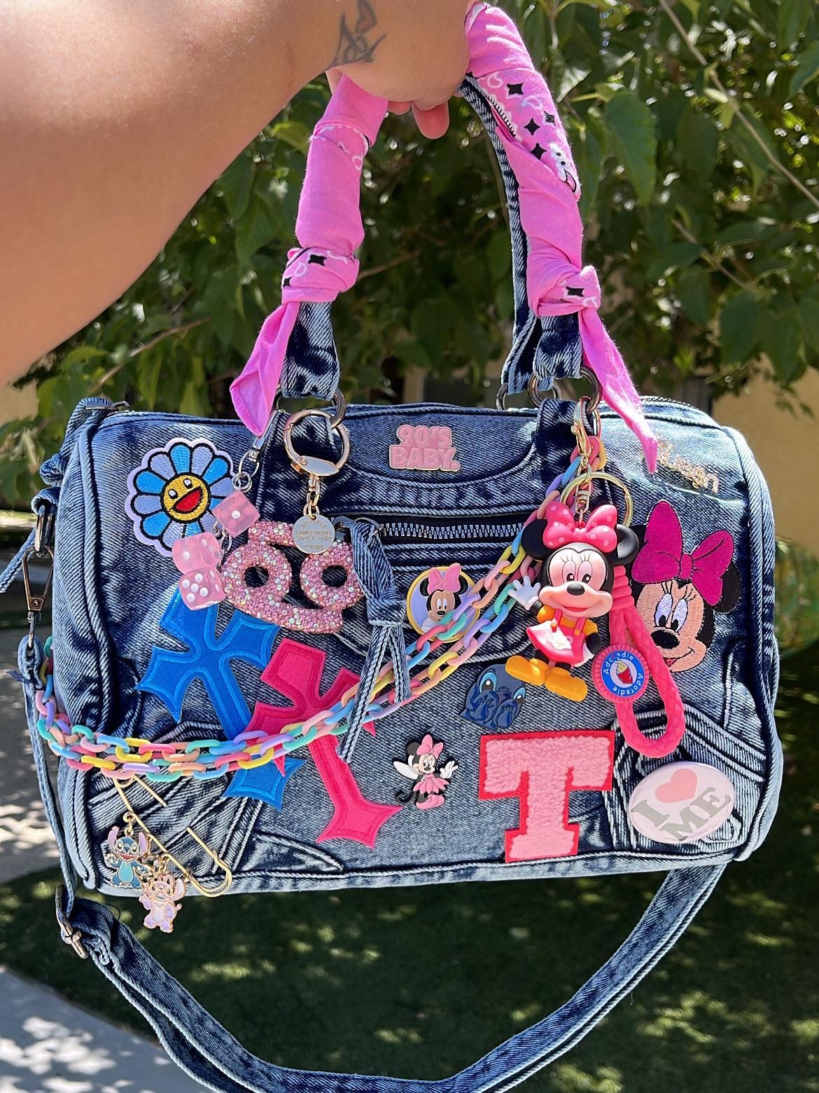 Denim Junk Speedy Handbags - Etsy