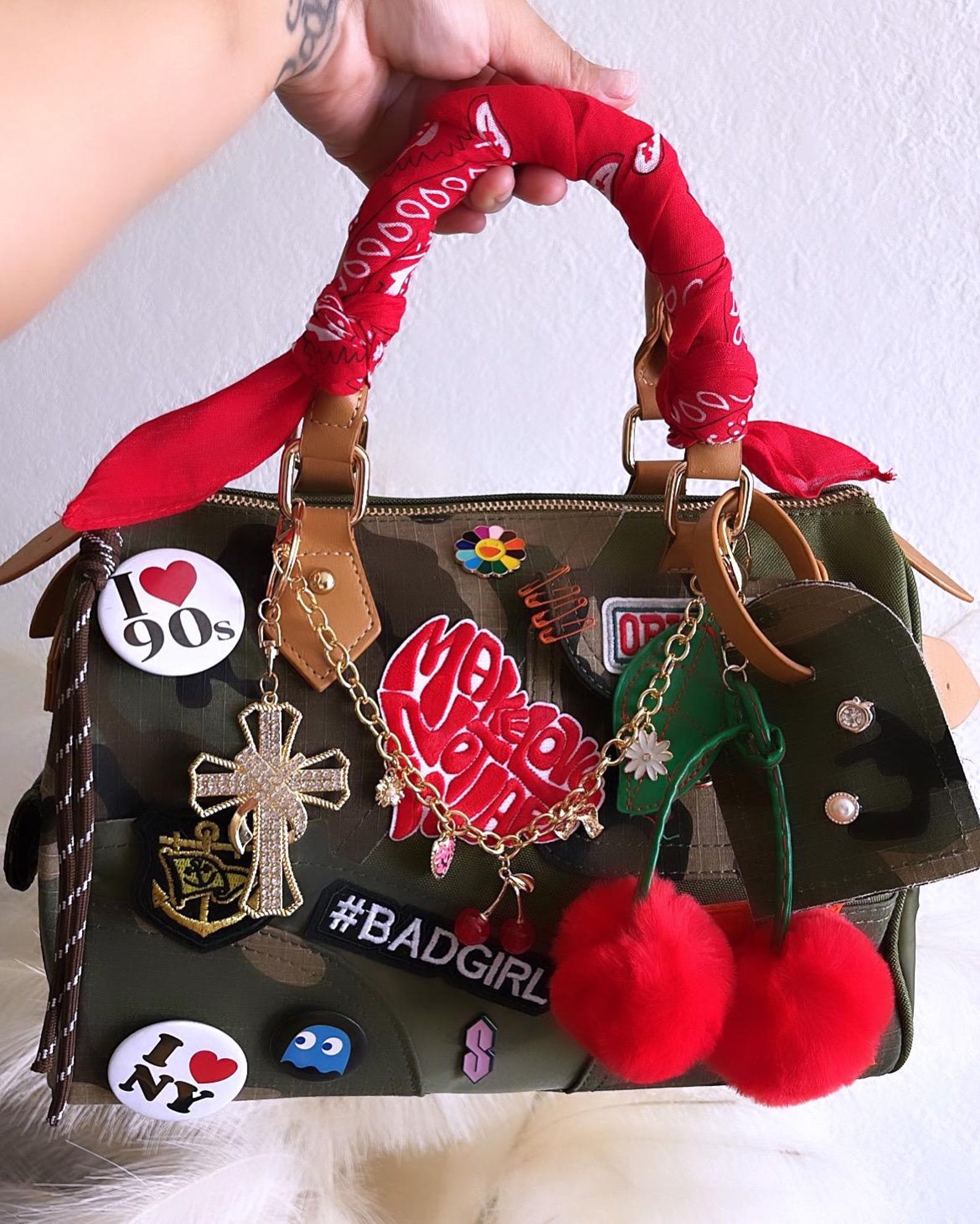 Denim Junk Speedy Handbags - Etsy
