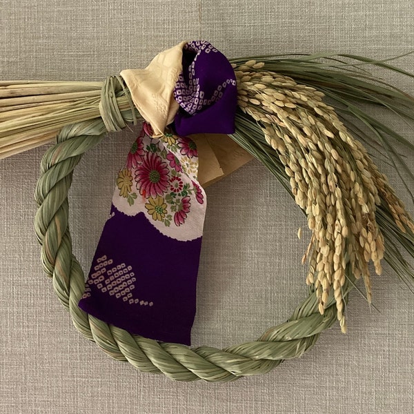 Japanese Straw Wreath - Etsy