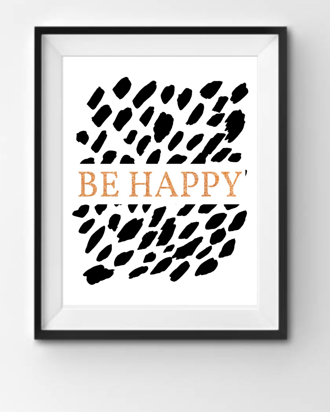 Be Happy Print - Etsy