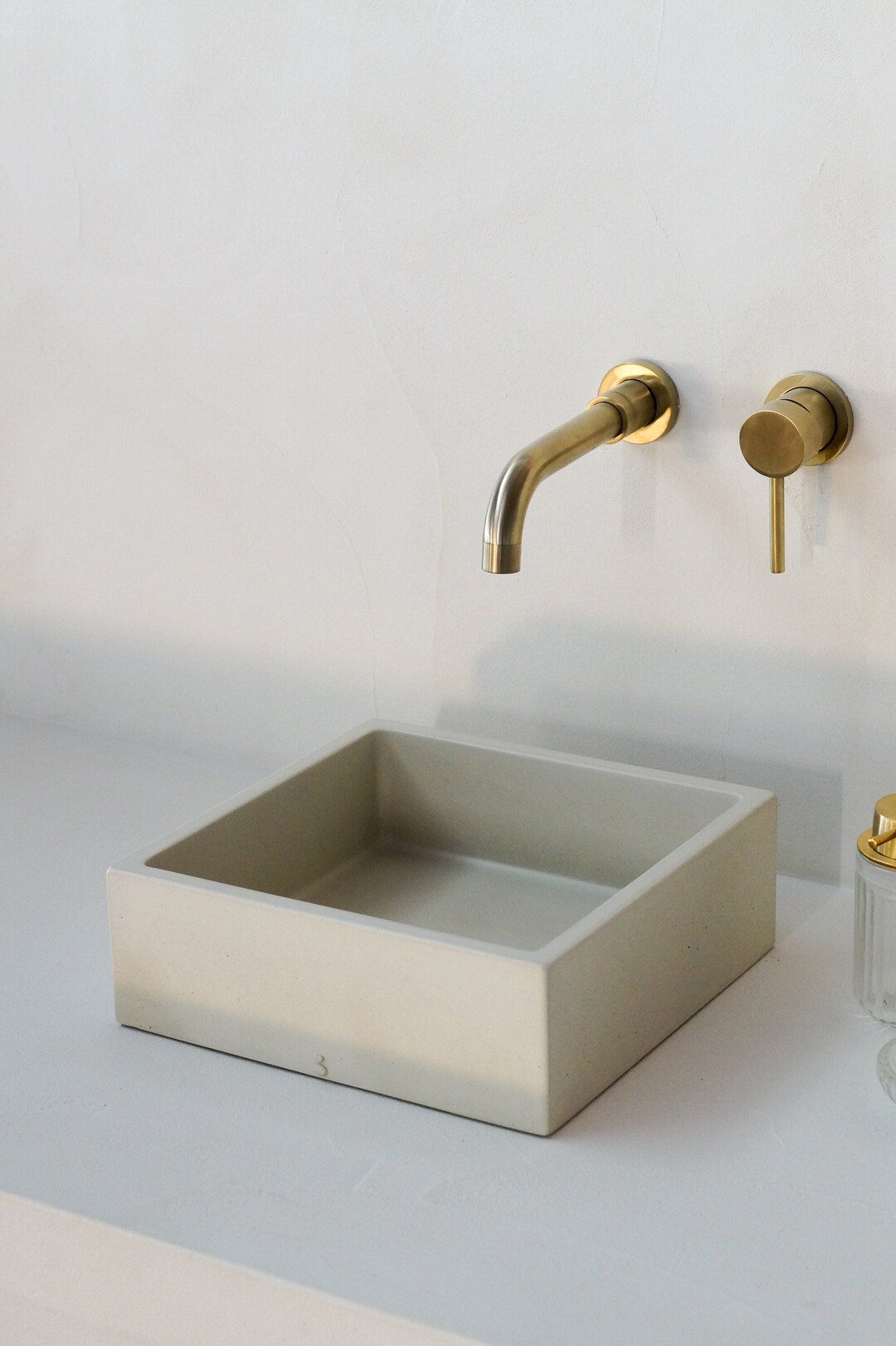 Limestone Concrete Hand Wash Basin - Etsy