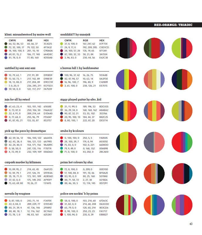 Color Inspirations Palettes PDF DOWNLOAD - Etsy
