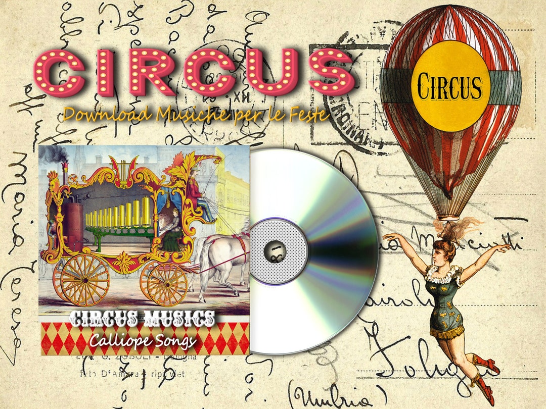 CIRCUS CALLIOPE SONGS - Music for Download - M4A - Etsy