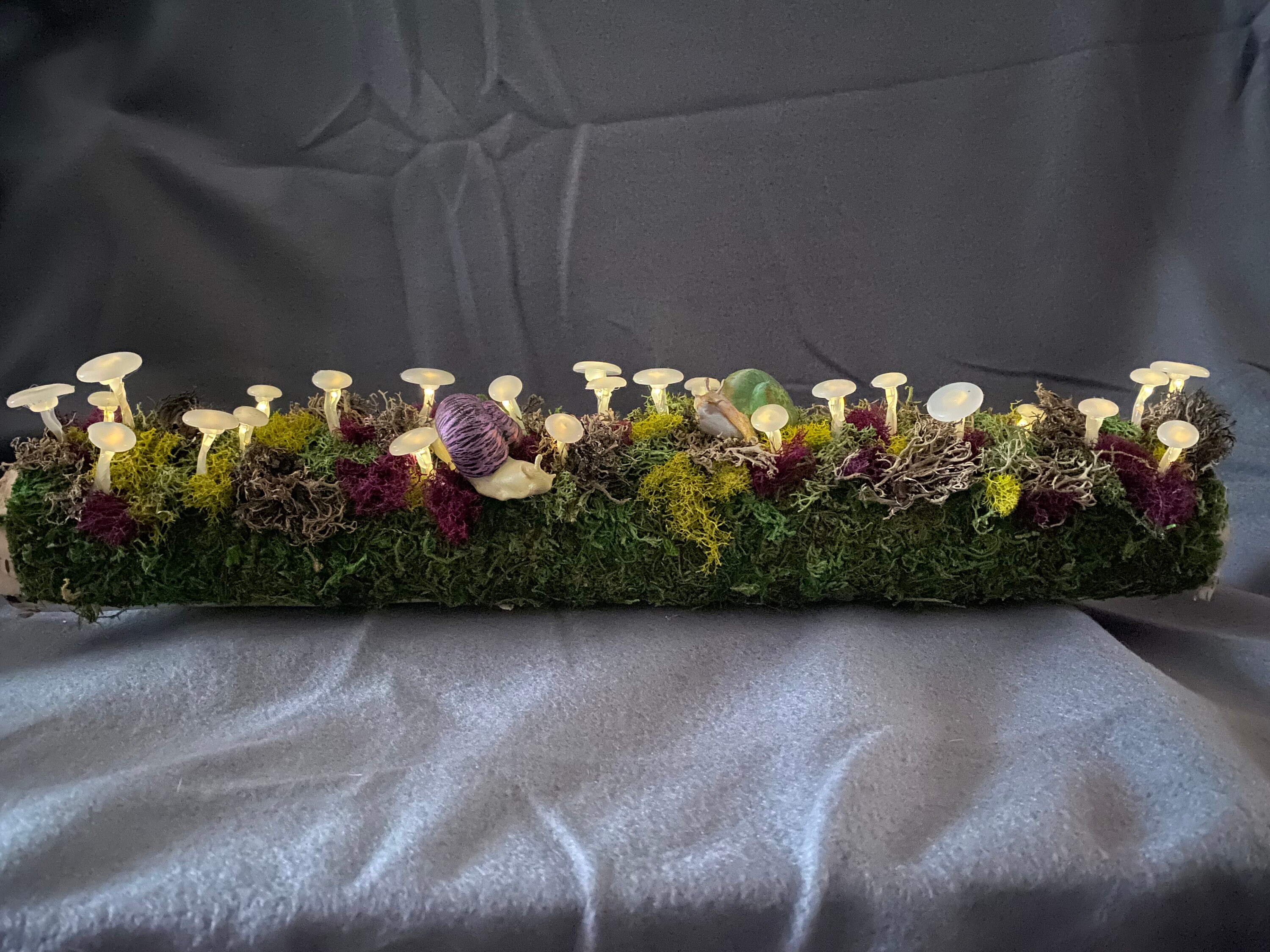 Beautiful Mushroom Log - Etsy