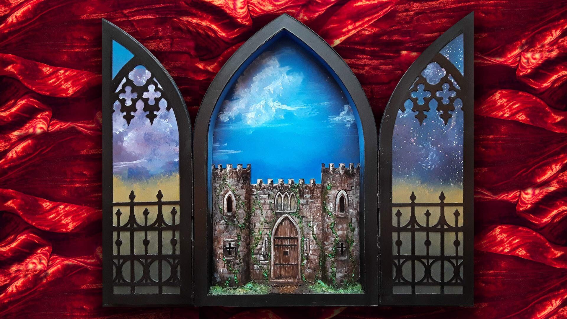 Medieval Castle Mixed Media Box SVG Bundle | Etsy