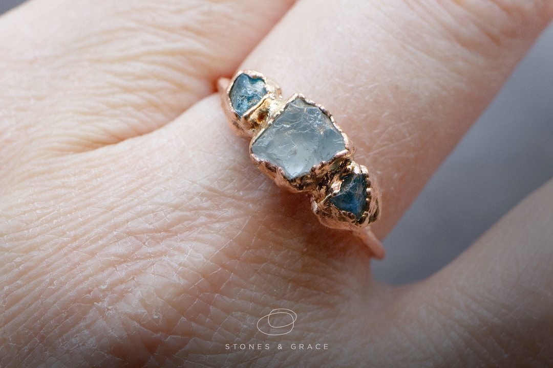 Customizable Multi Stone Ring Birth Month Gemstone Ring - Etsy