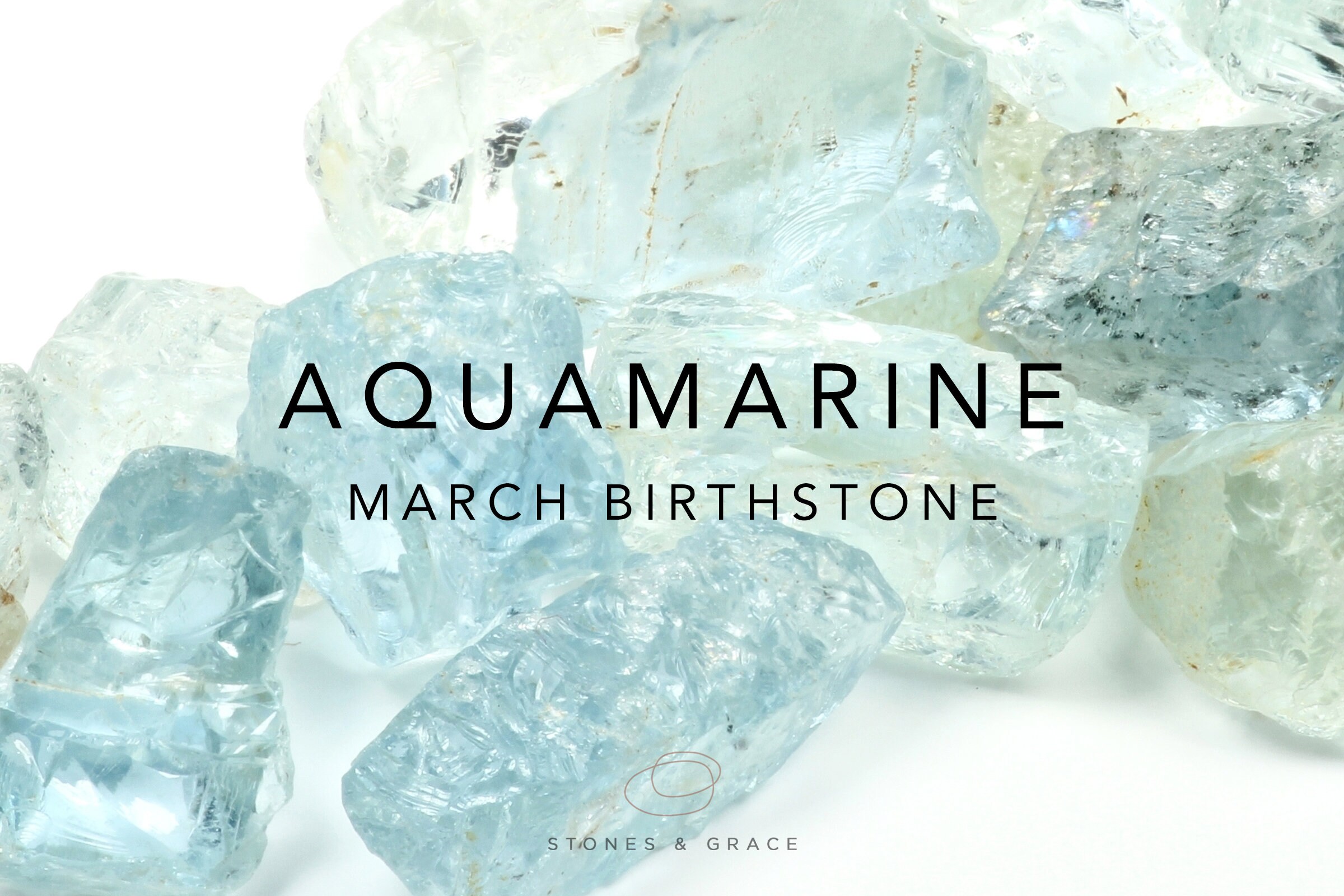 March Birth Stone Aquamarine Ring Electroformed Aquamarine | Etsy