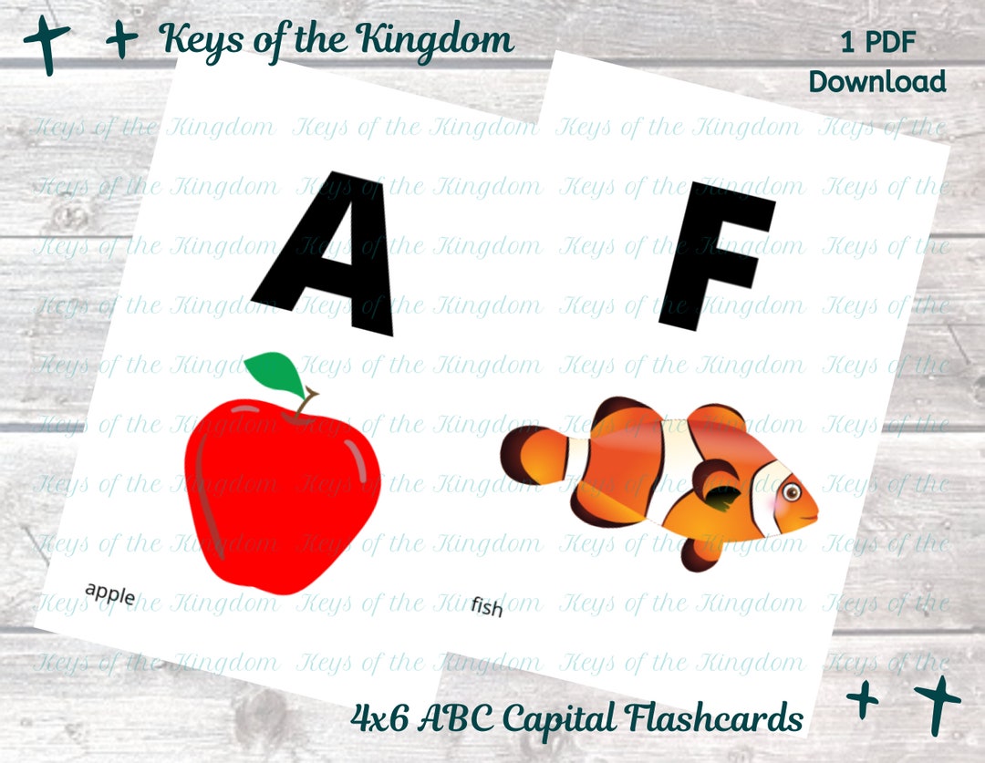 ABC Flashcards - Capital ABC Flashcards - Homeschool Flashcards ...