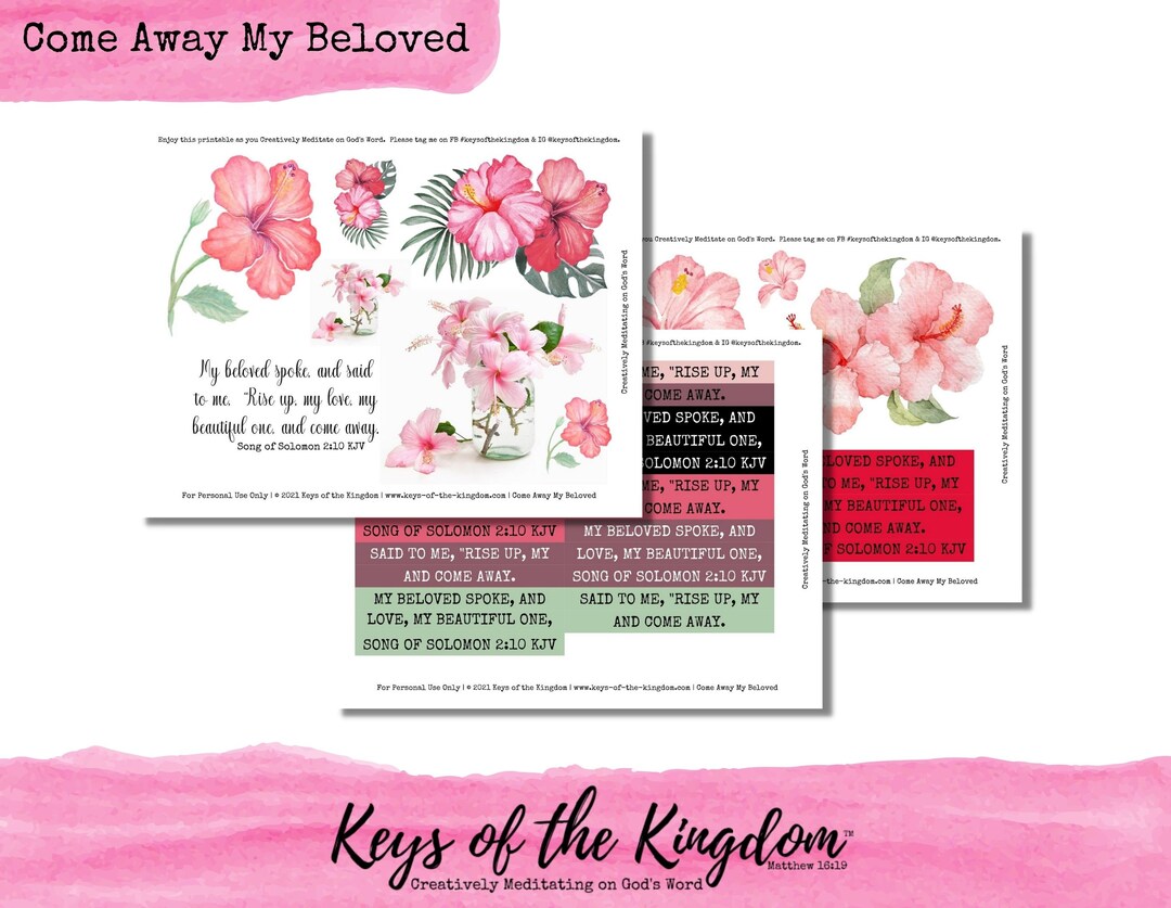 Hibiscus Flower Printable Hibiscus Printable Flower Printable Easy to ...