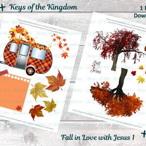 Bible Journaling - Fall in Love With Jesus 1 - Easy to Print - Fall ...
