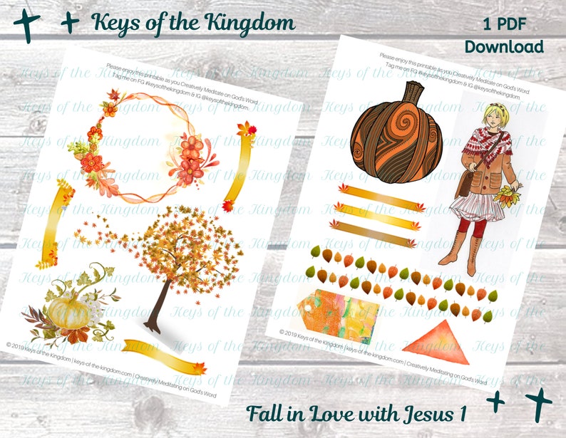 Bible Journaling Fall in Love With Jesus 1 Easy to Print - Etsy