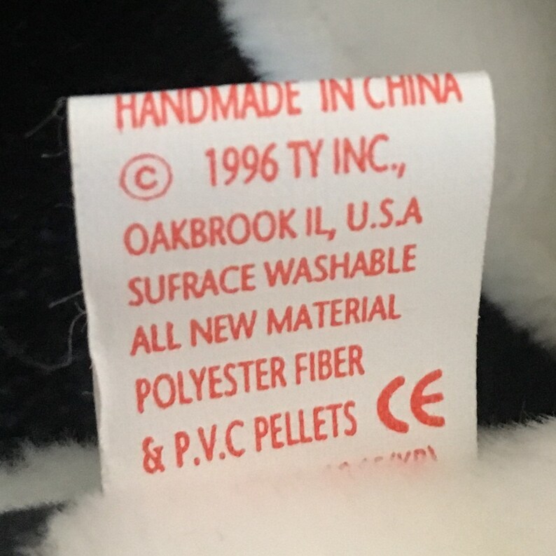 Sparky the TY Beanie Baby NO STAR, Errors, Waterlooville, Rare, Mint - Etsy