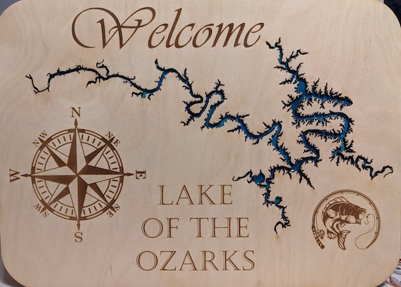 Lake of the Ozarks Welcome Sign | Etsy