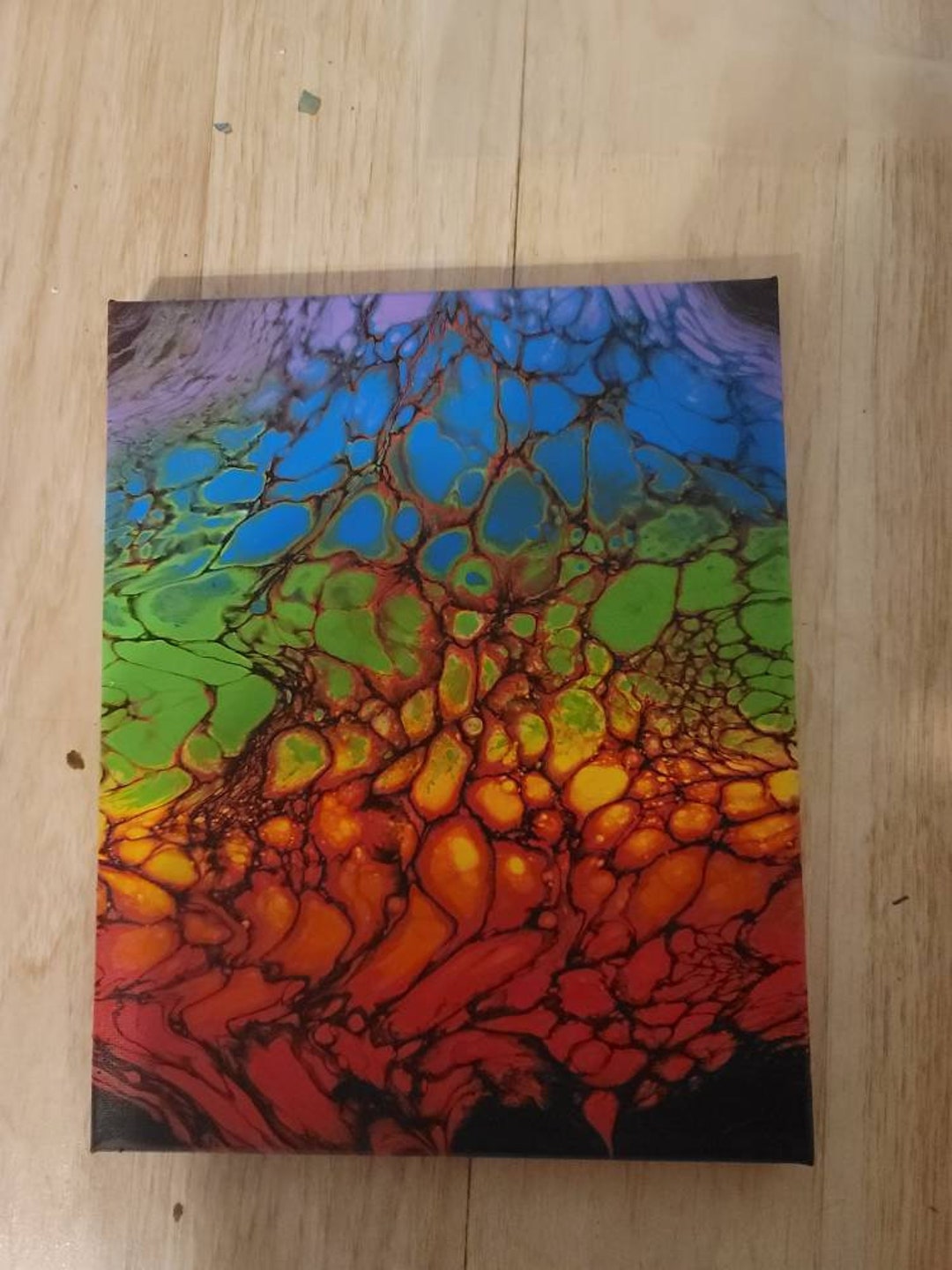 Acrylic Rainbow Swipe - Etsy