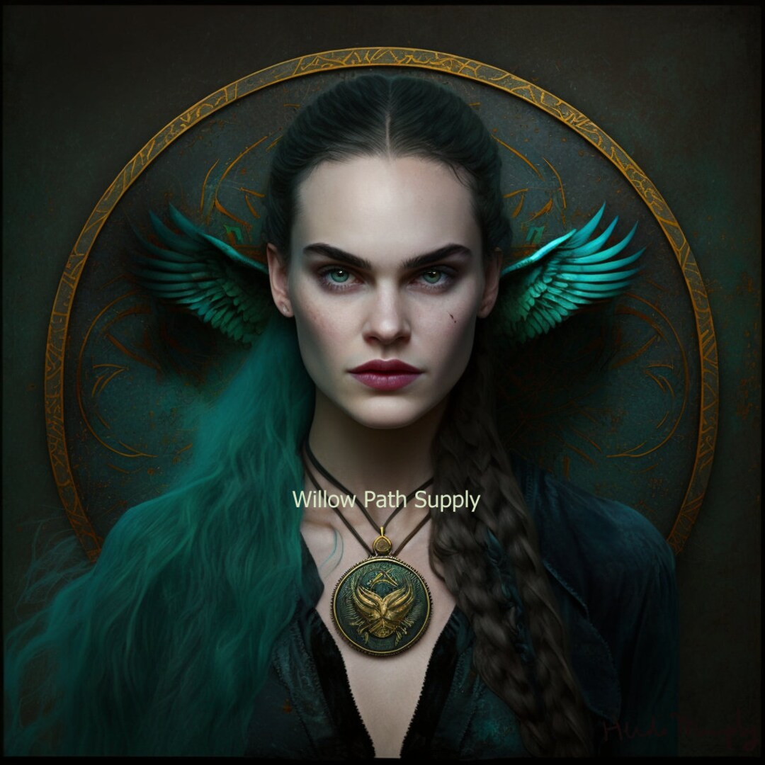 Atlantis Priestess, Healing Priestess, High Priestess Art, Fine Art ...