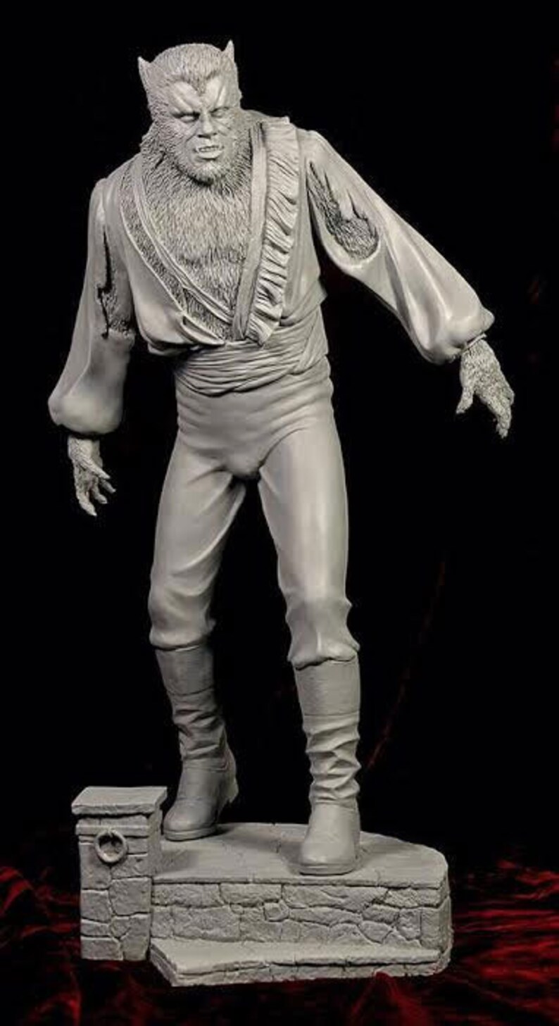 Big 1/4 Scale Classic 'curse of the Werewolf' Horror Resin Model Kit - Etsy